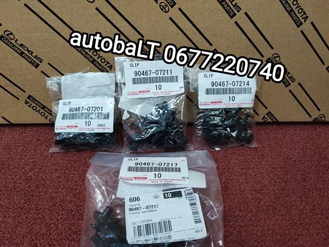 9046707214 Toyota пистон (клип крепления подкрылка переднего крыла)