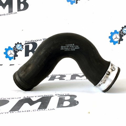 A1635016182 Mercedes | Шланг (патрубок интеркуллера верхний левый) A ...