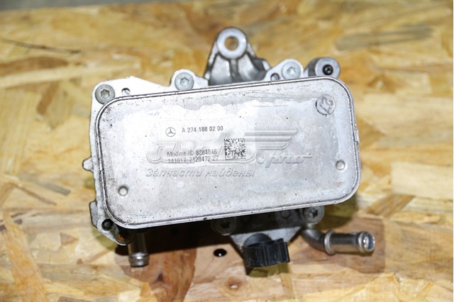 A2741880200 Mercedes масляный радиатор mercedes original