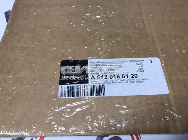 A6420165120 Mercedes прокладка головки блока цилиндров (гбц левая)