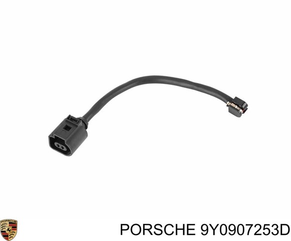 9Y0907253D Porsche Датчик износа тормозных колодок задний
