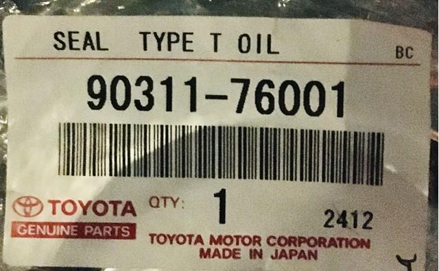 Сальник коленвала двигателя задний для Toyota Corolla VERSO минивэн ...