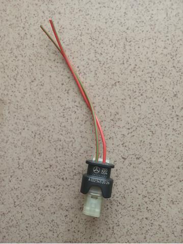 A0225452026 Mercedes mercedes разъем мама + пины + провода /2-pin