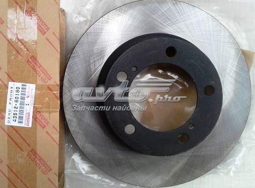 4351260180 Toyota диск тормозной передний