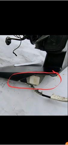 A1668109800 Mercedes механизм зеркала. с повреждением