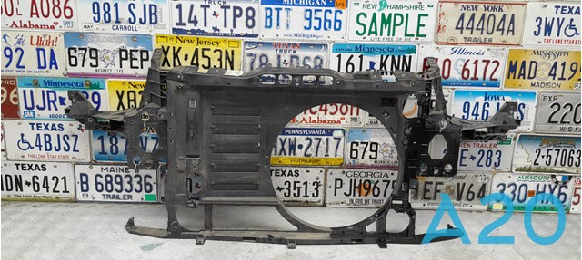 51717147912 BMW суппорт радиатора в сборе (монтажная панель крепления фар)