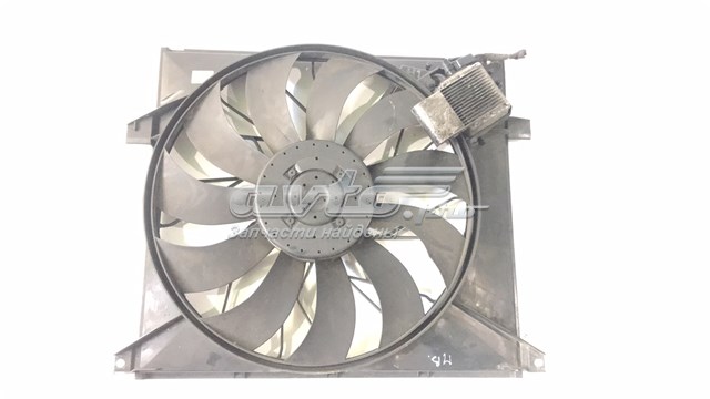 A1635000293 Mercedes диффузор радиатора охлаждения, в сборе с мотором и