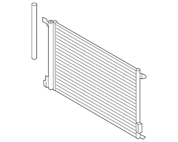 4M0816421B VAG радиатор кондиционера