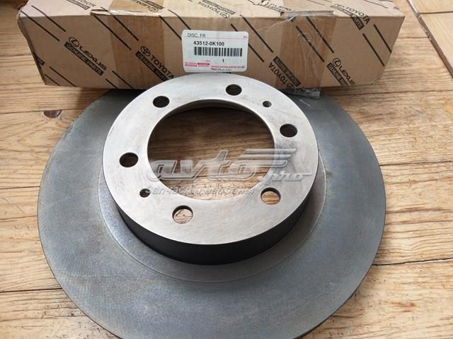 435120K100 Toyota диск тормозной передний