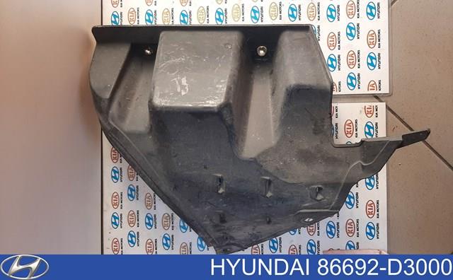 86692D3000 Hyundai/Kia защита зад бампера rh