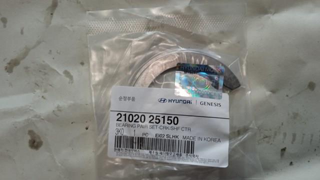 2102025150 Hyundai/Kia полукольцо упорное (разбега коленвала, STD