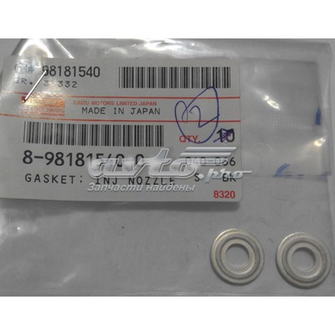 8980577310 Isuzu прокладка форсунки isuzu 4jj1