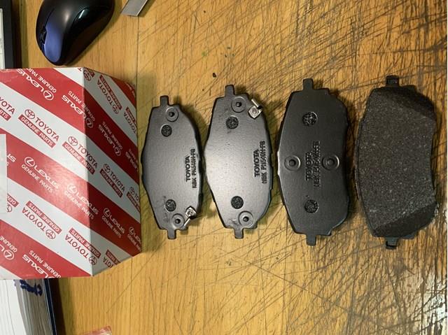 0446502391 Toyota Колодки тормозные передние дисковые