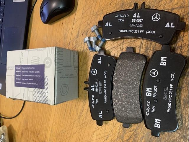 A0084201120 Mercedes | Колодки тормозные задние дисковые A 008 420 11 ...