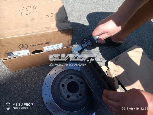 A2224231400 Mercedes диск тормозной задний mercedes s c217/w222