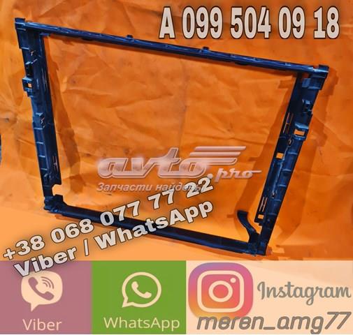A0995040918 Mercedes | Кронштейн радиатора левый A 099 504 09 18 купить ...