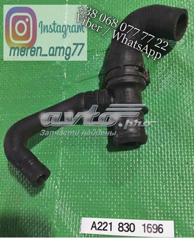 A2218301696 Mercedes шланг отопителя