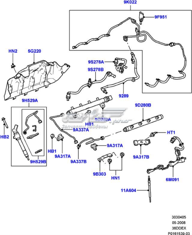 Топливные форсунки на Land Rover Range Rover III 3, 3.6, 4.2, 4.4 л ...