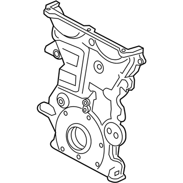 12664236 Opel крышка двигателя передняя