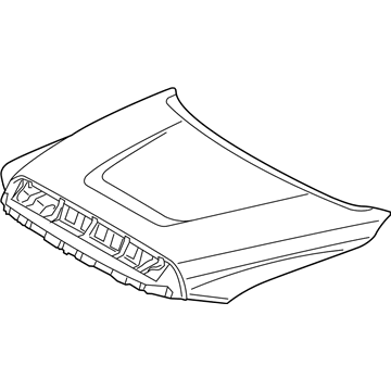 533010C060 Toyota hood sub-assy