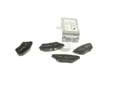 D40606CA0A Nissan колодки тормозные задние дисковые