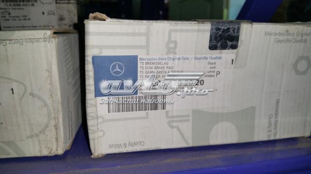 A0064202020 Mercedes | Колодки тормозные передние дисковые A0064202020 ...