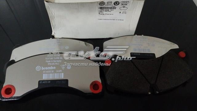 7P0698151 VAG передние тормозные колодки