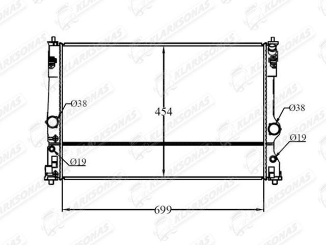 16400F0021 Toyota радиатор охлаждения двигателя