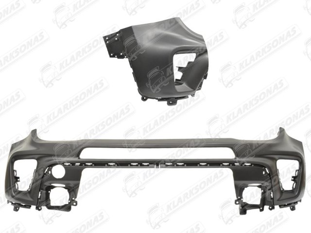 6VM44TZZAA Chrysler бампер передний верх 2019