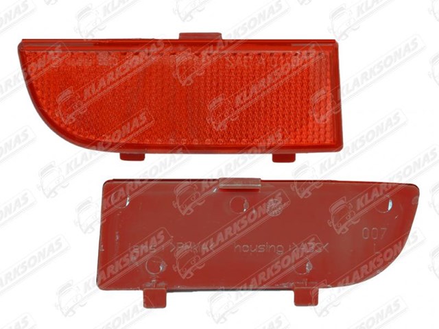 Катафот (отражатель) заднего бампера, левый на Mercedes Viano (W639)