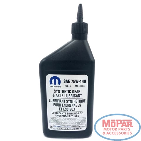 Масло трансмиссионное Chrysler 68218657AB