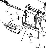 7421094449 Renault (RVI) заглушка кронштейна
