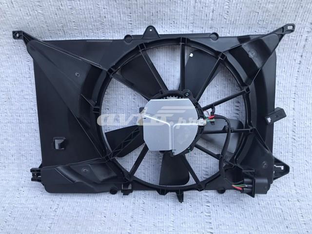 68249185AD Chrysler диффузор радиатора охлаждения, в сборе с мотором и ...