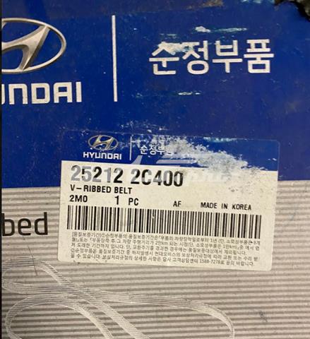 252122C400 Hyundai/Kia ремень генератора
