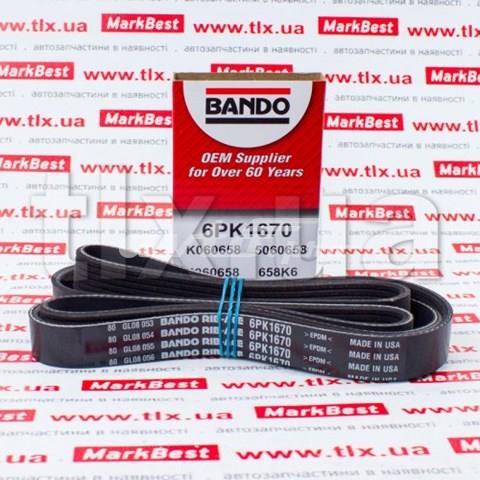 6PK1670 Bando ремень генератора