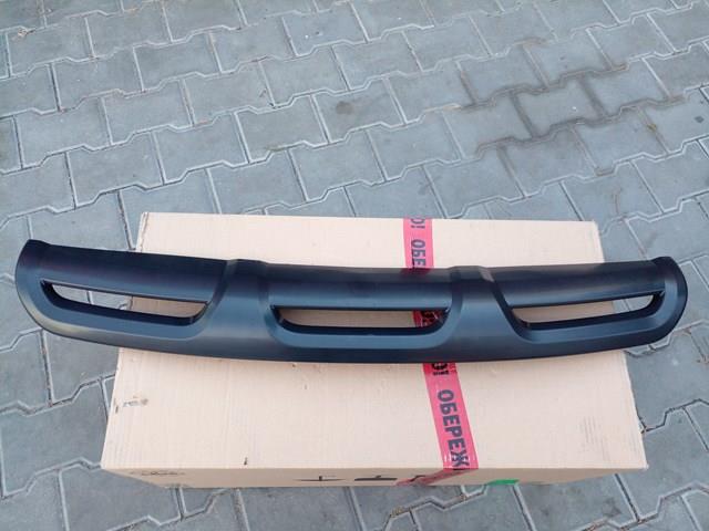 Накладка бампера переднего для Hyundai Santa Fe III внедорожник (2012 ...