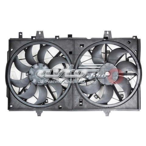 214814BA0A Nissan диффузор радиатора охлаждения, в сборе с мотором и