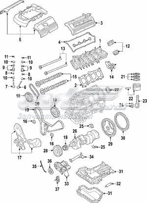 Прокладка ГБЦ на Skoda Octavia 1U2 лифтбек 1.4, 1.6, 1.8, 1.9, 2 л ...