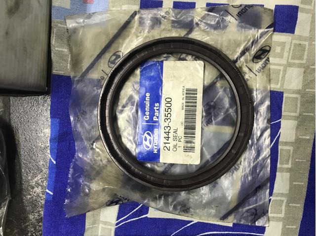 21443-35500 Hyundai/Kia сальник коленвала двигателя задний