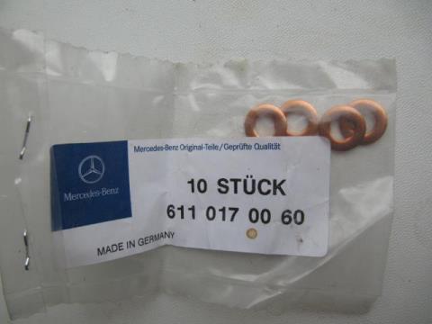 6110170060 Mercedes кольцо форсунки инжектора посадочное