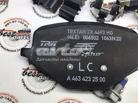 0004205202 Mercedes комплект колодок тормозных 4шт