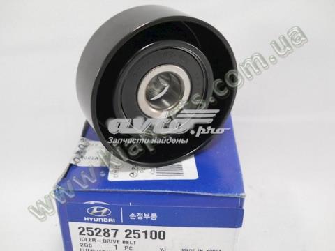 2528725100 Hyundai/Kia ролик приводного ремня паразитный (Генератор)