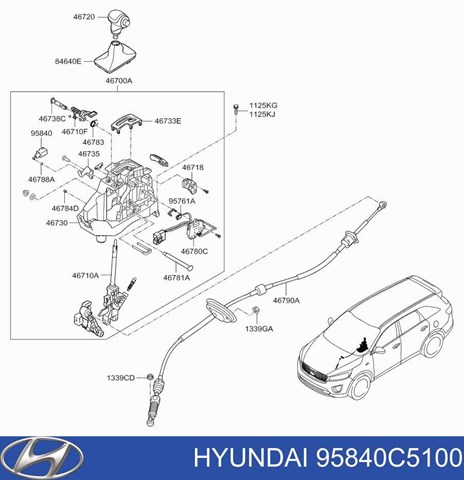 95840C5100 Hyundai/Kia сравнить цены на Автопро