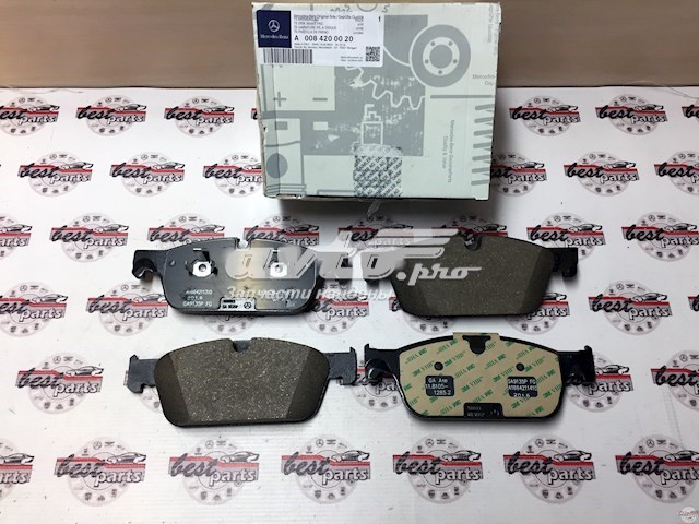 0084200020 Mercedes колодки передние