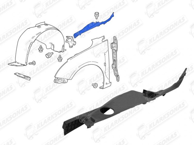96987077 General Motors крышка панели капота