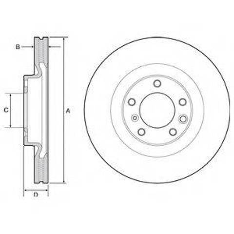 A4634210412 Mercedes | Диск тормозной передний A463 421 0412 купить на ...
