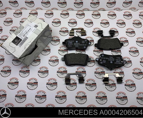 A0004206504 Mercedes колодки тормозные задние дисковые