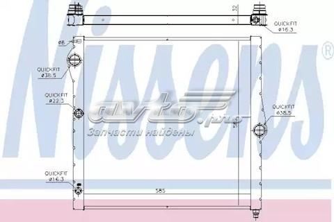 17117576305 BMW радиатор