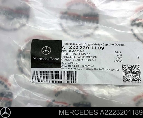 A2223201189 Mercedes стойка стабилизатора переднего левая