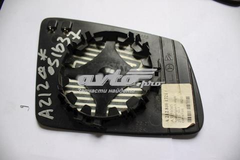 2128101721 Mercedes зеркальный элемент левый (С обогревом, Асферическое)